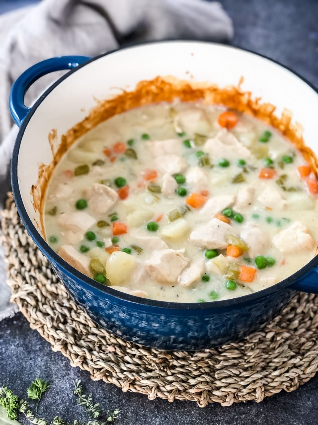 Creamy Chicken Stew - A Pretty Life In The Suburbs