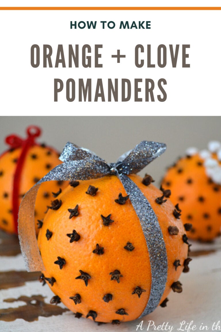 Orange & Clove Pomanders - A Pretty Life In The Suburbs
