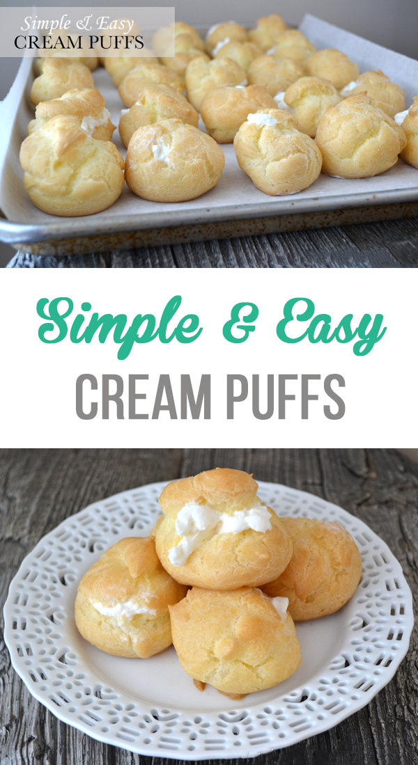 Simple and Easy Cream Puffs - A Pretty Life In The Suburbs