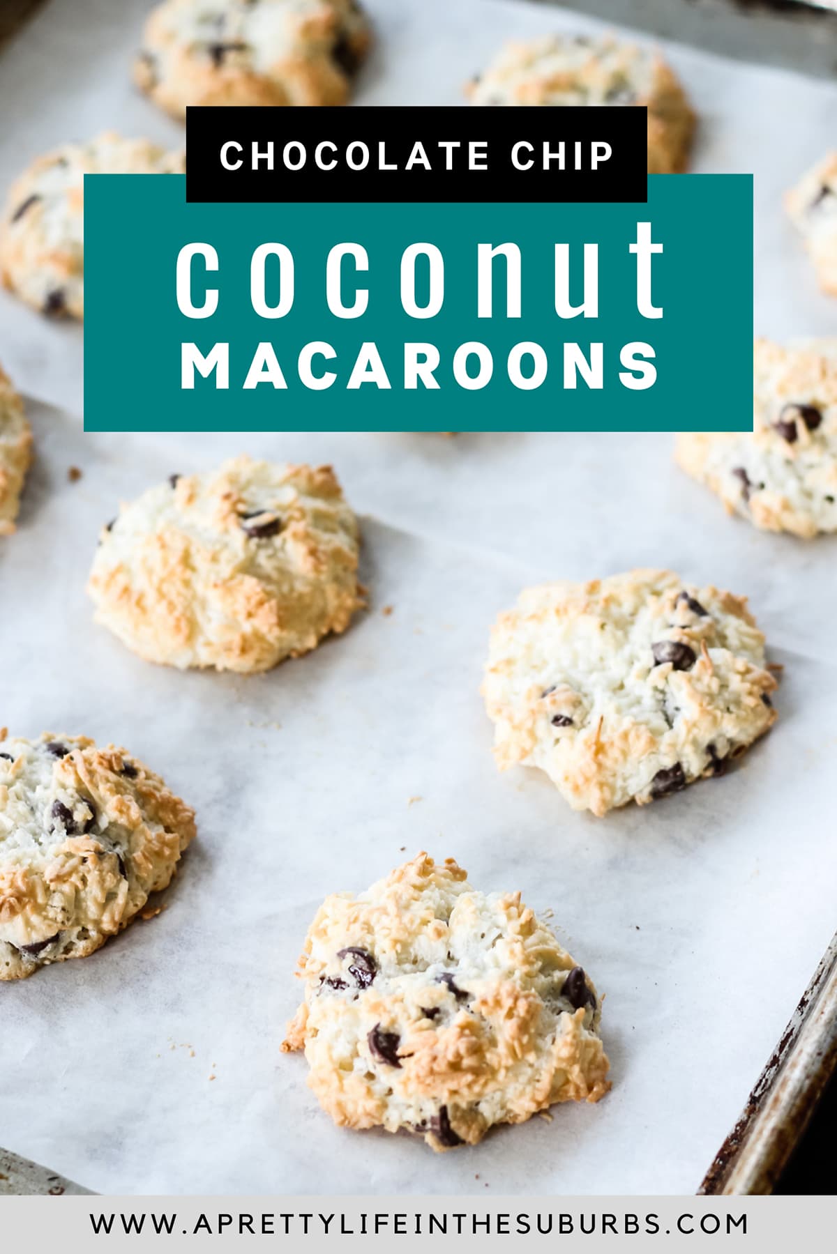 Chocolate Chip Coconut Macaroons - A Pretty Life In The Suburbs
