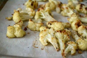 Roasted Cauliflower aka Cauliflower Poppers - A Pretty Life In The Suburbs
