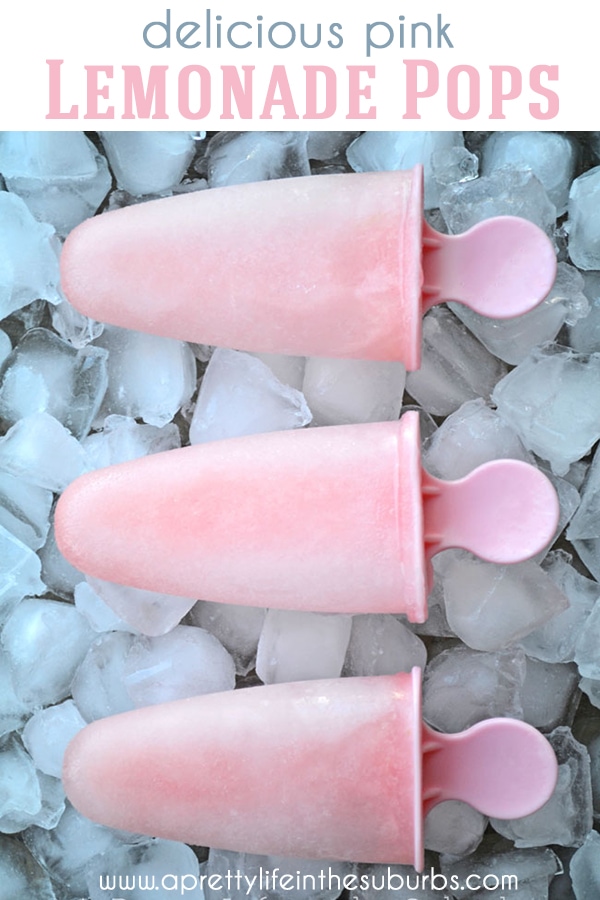 Pink Lemonade Popsicles - A Pretty Life In The Suburbs