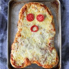 Boo-licious Ghost Pizzas - A Pretty Life In The Suburbs