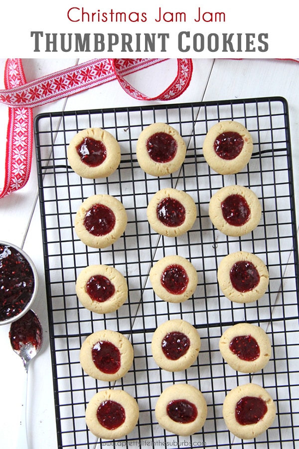 Christmas Thumbprint Cookies - A Pretty Life In The Suburbs
