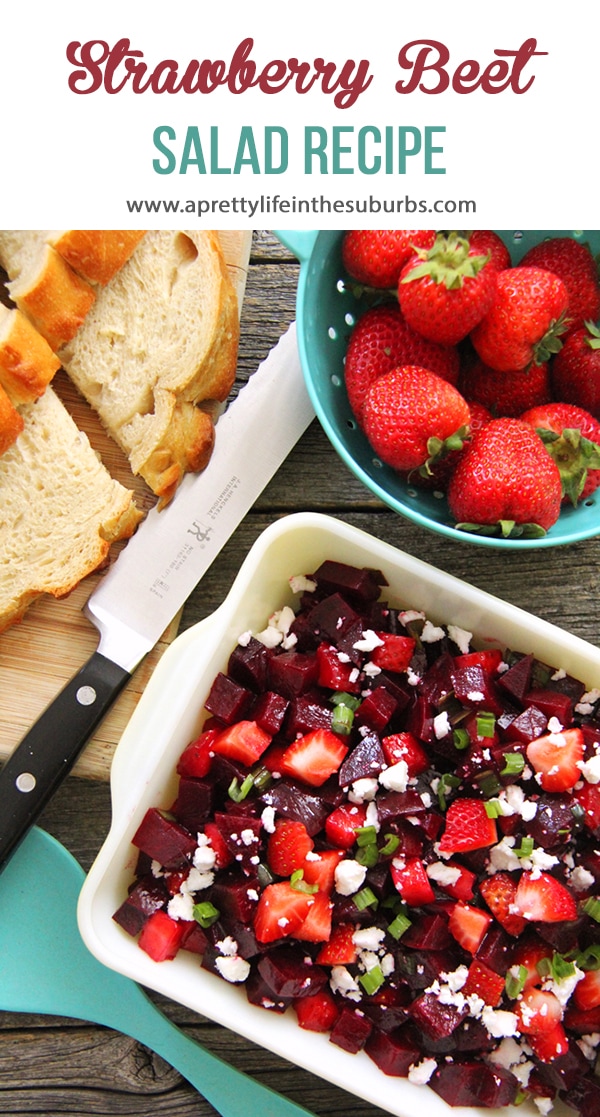 Strawberry Beet Salad with Honey Balsamic Dressing - A Pretty Life In ...