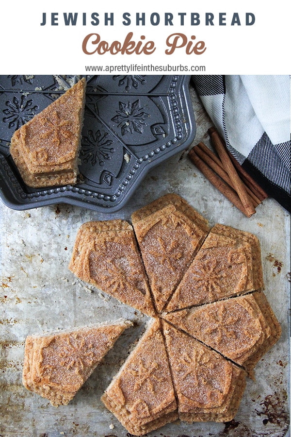 Jewish Shortbread Cookie Pie - A Pretty Life In The Suburbs