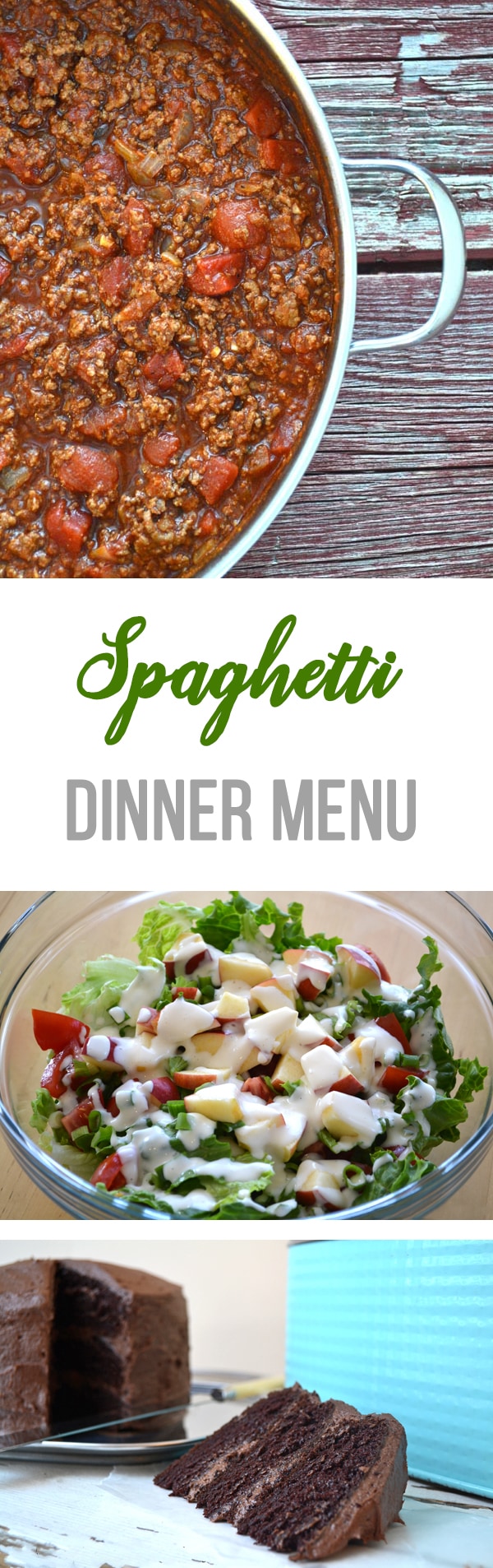 What's For Dinner? Spaghetti Dinner Menu - A Pretty Life In The Suburbs