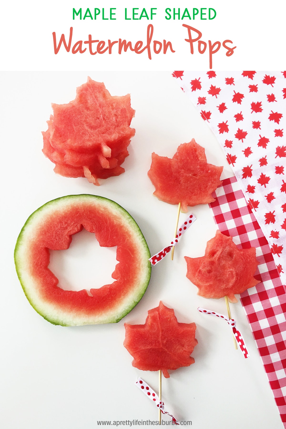 Canada Day Party: Maple Leaf Shaped Watermelon - A Pretty Life In The ...
