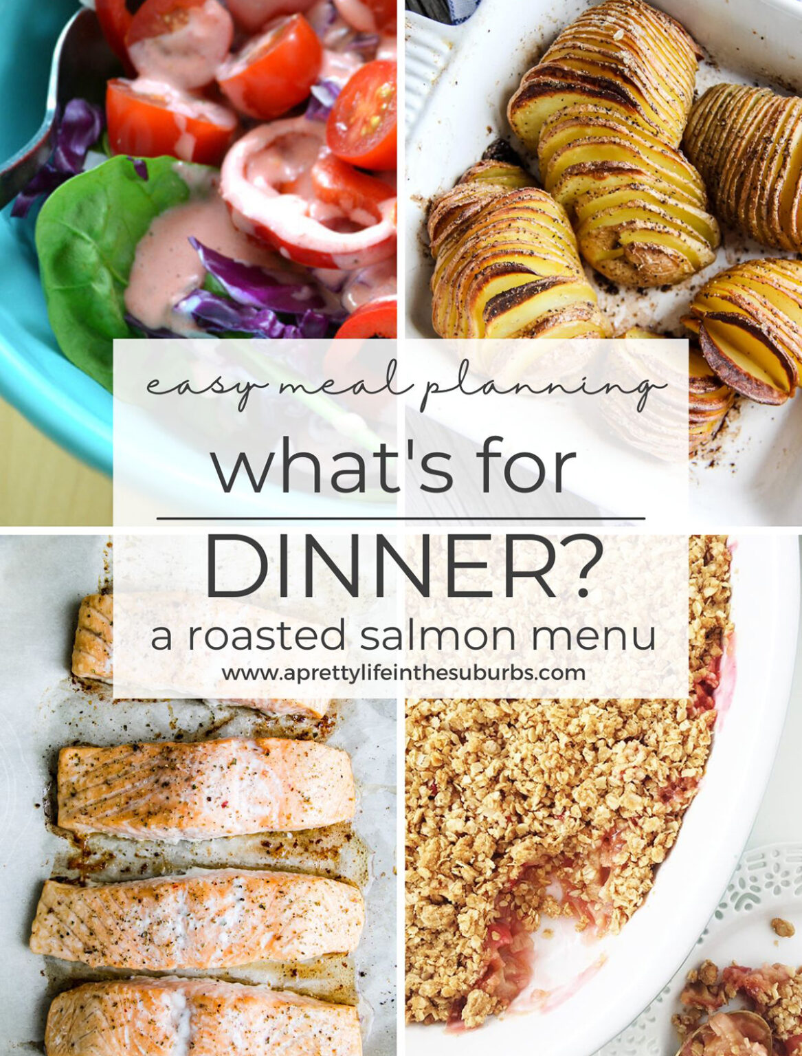 Baked Ham Dinner Menu - A Pretty Life In The Suburbs