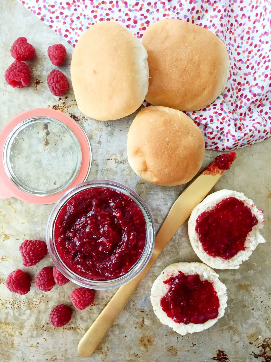 Easy 2 Ingredient Raspberry Jam - A Pretty Life In The Suburbs