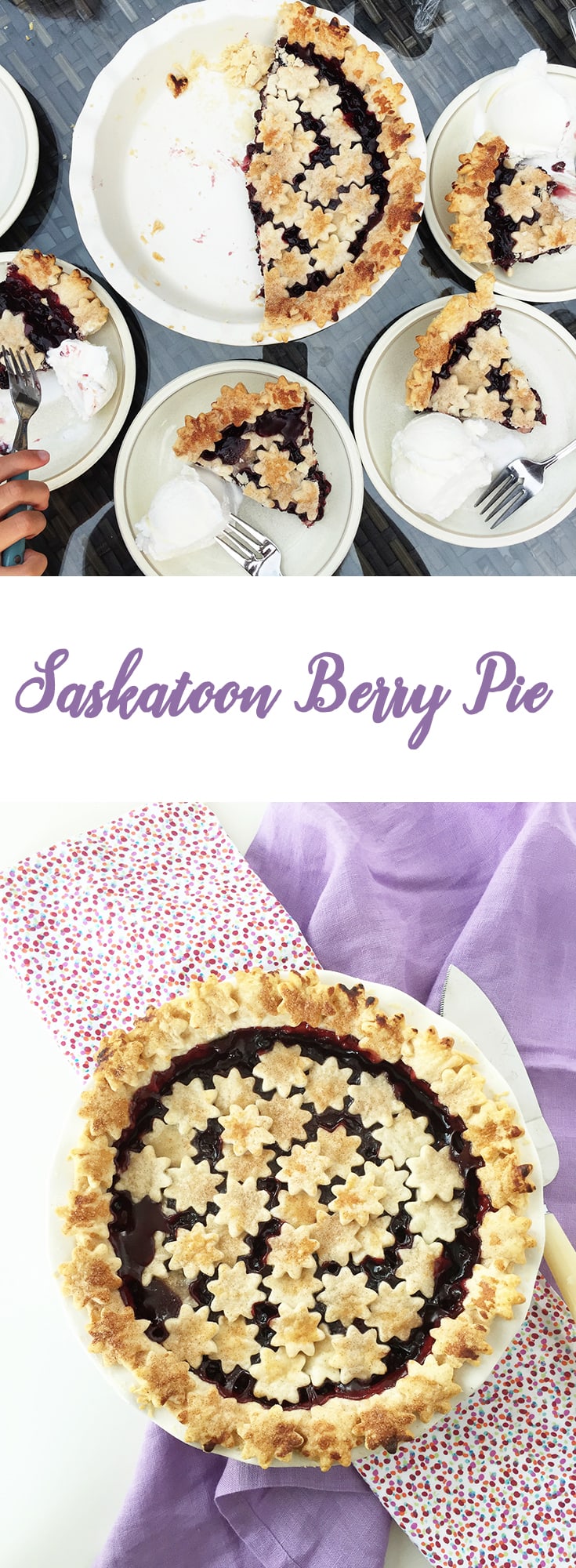 Saskatoon Berry Pie - A Pretty Life In The Suburbs