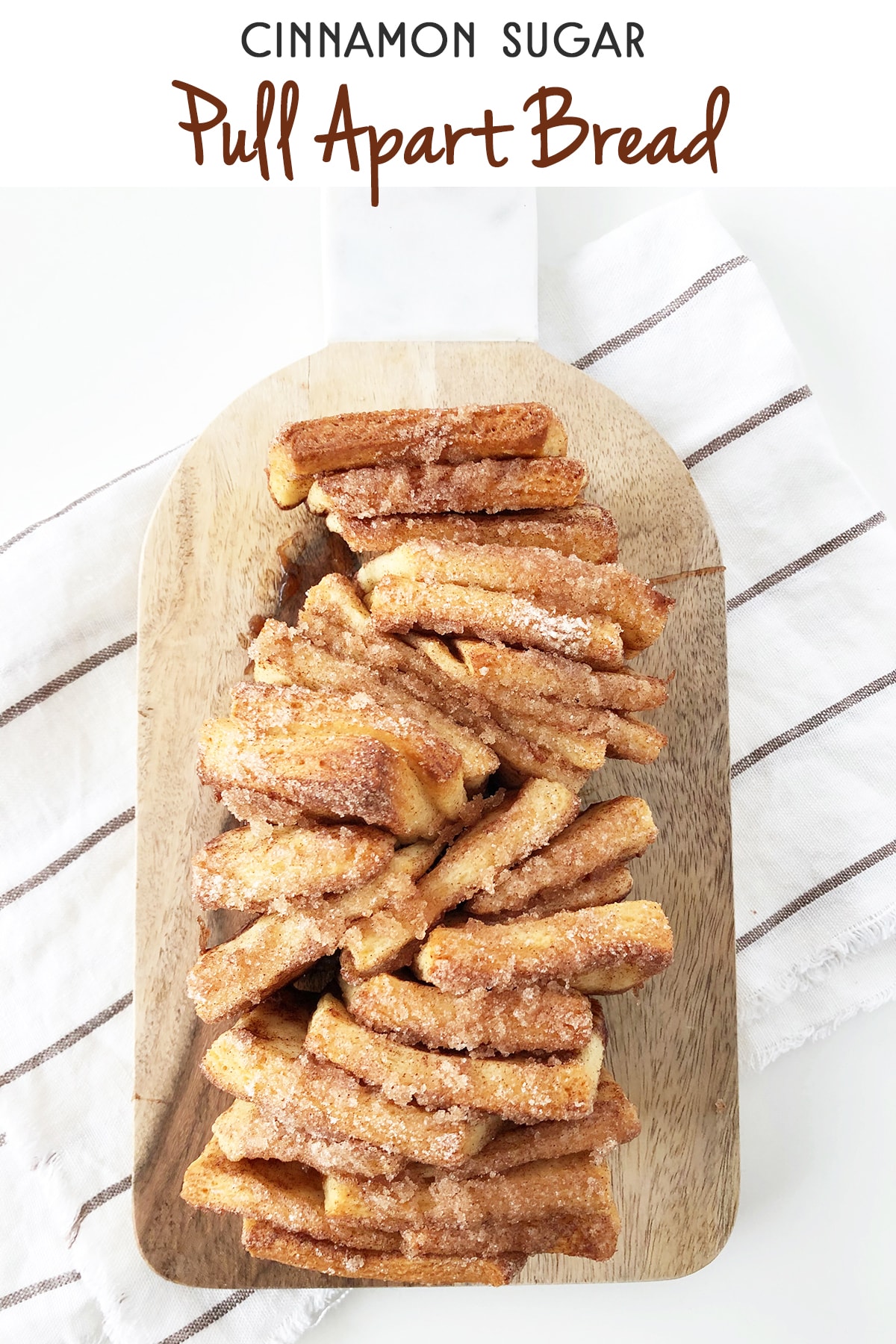 Cinnamon Sugar Pull-Apart Bread - A Pretty Life In The Suburbs