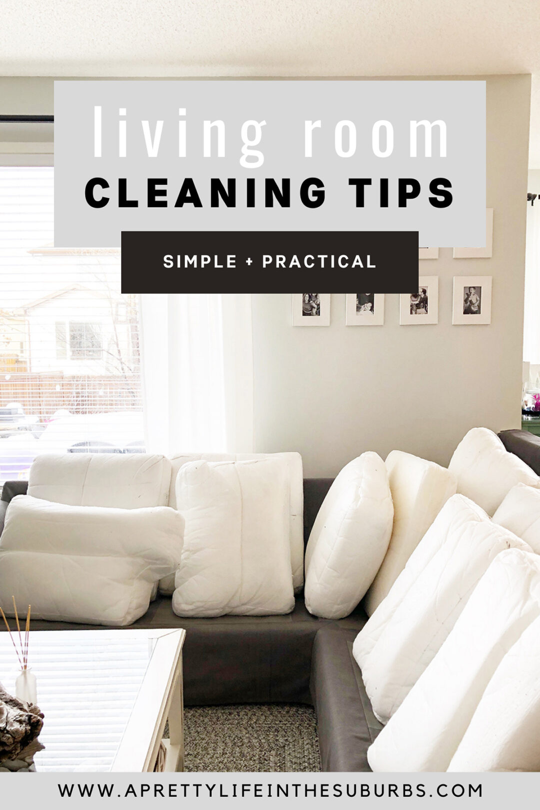 Living Room Cleaning Tips - A Pretty Life In The Suburbs