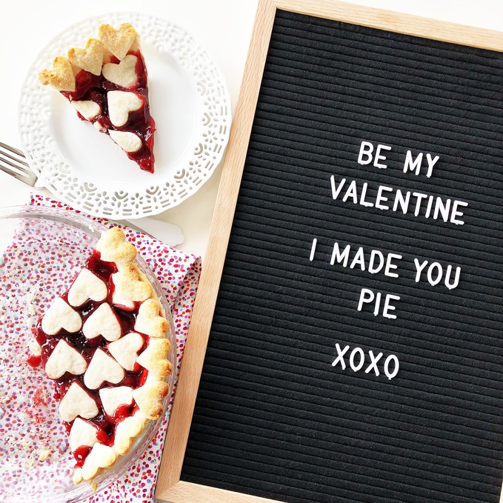 Valentine's Day Cherry Pie - A Pretty Life In The Suburbs