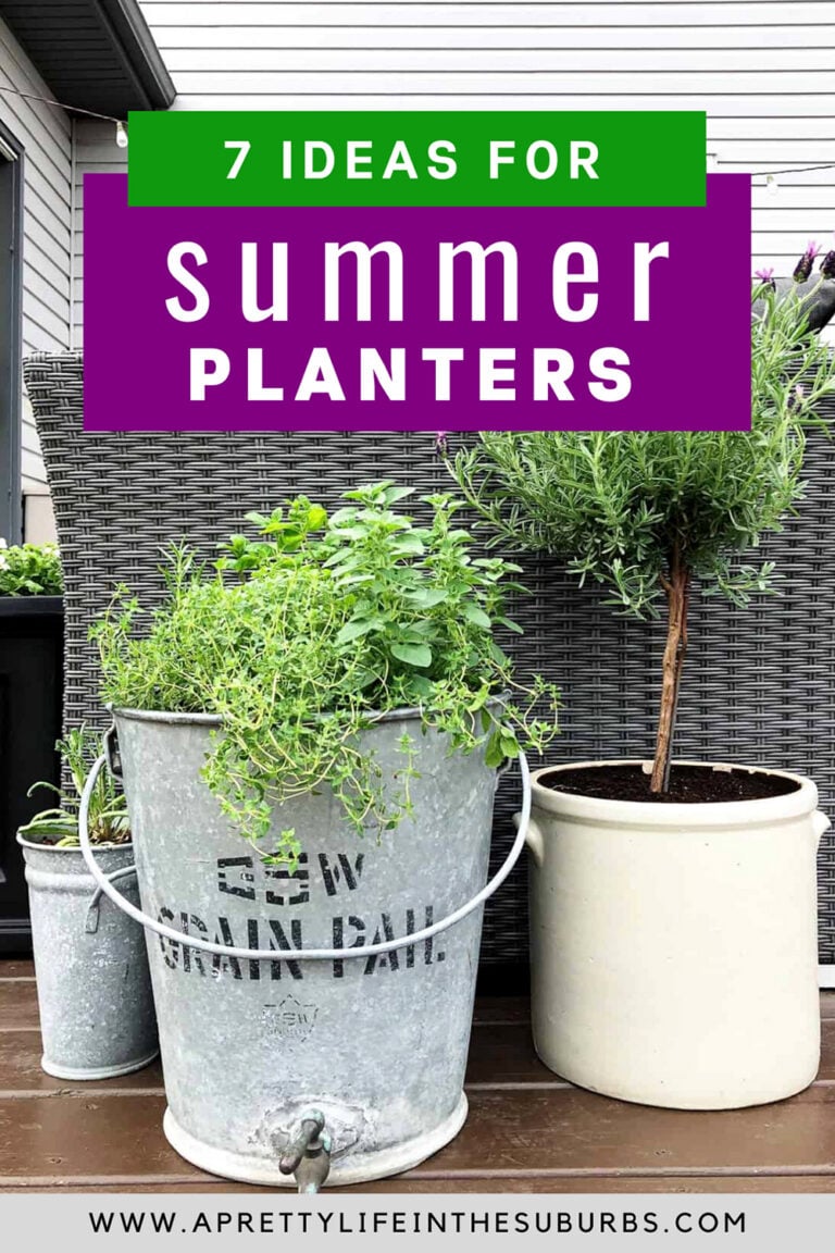 7 Inspirational Ideas for Beautiful Planters! - A Pretty Life In The ...