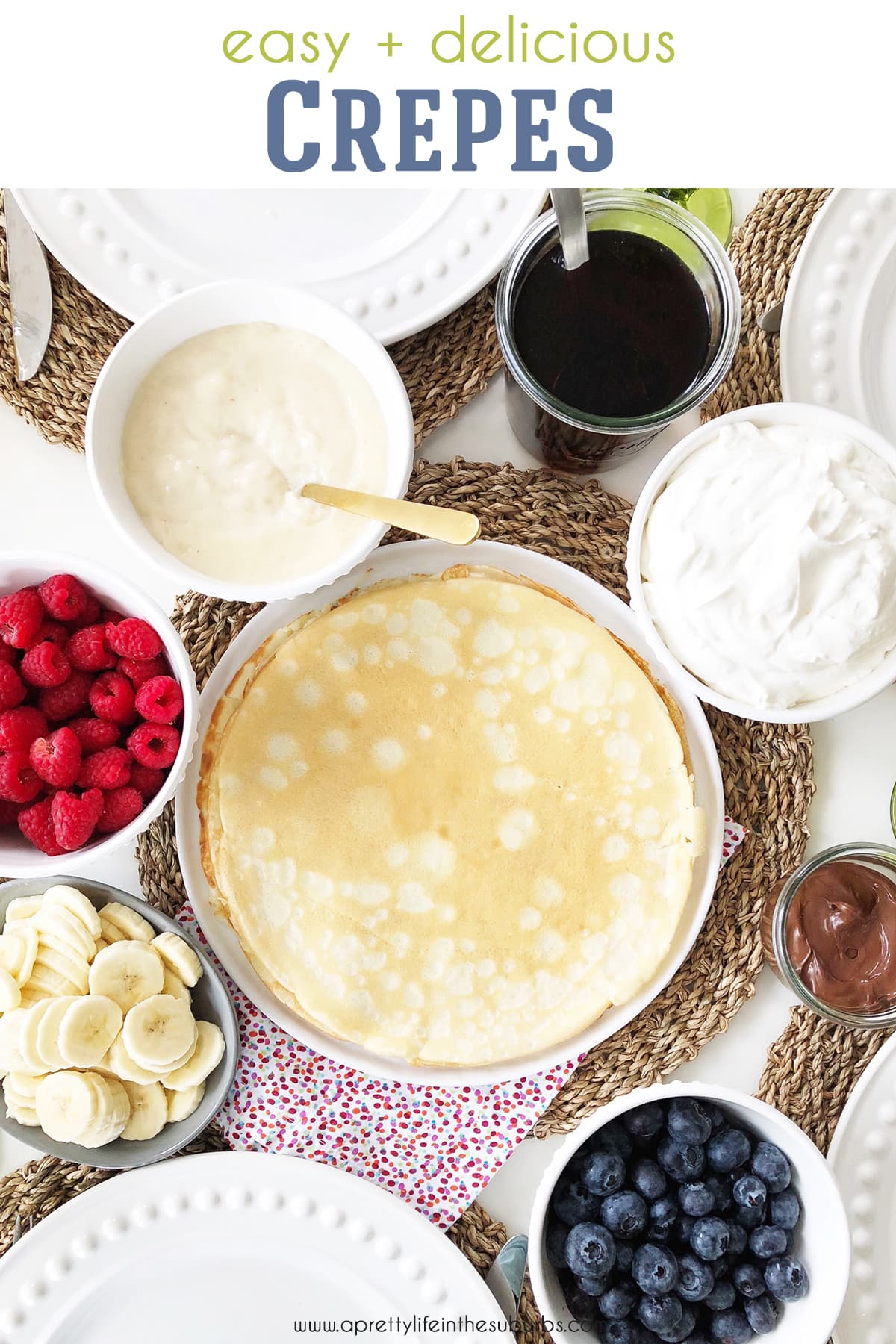 Simple and Delicious Crepes - A Pretty Life In The Suburbs