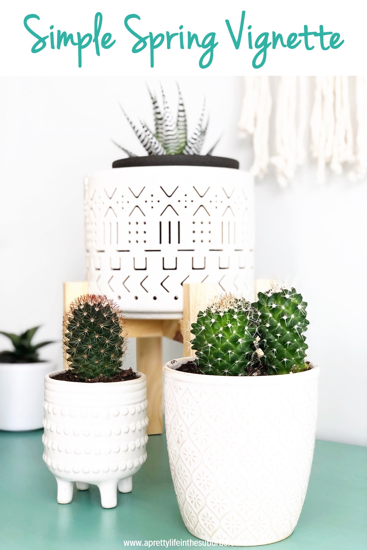 My It's-Not-Spring-Yet Simple Spring Vignette - A Pretty Life In The ...