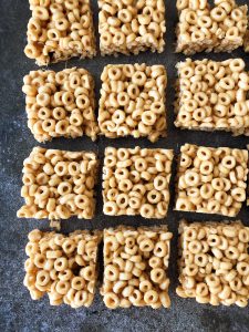 No-Bake Peanut Butter Cheerio Squares - A Pretty Life In The Suburbs