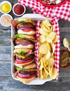 All Dressed Lumberjack Turkey Burgers - A Pretty Life In The Suburbs