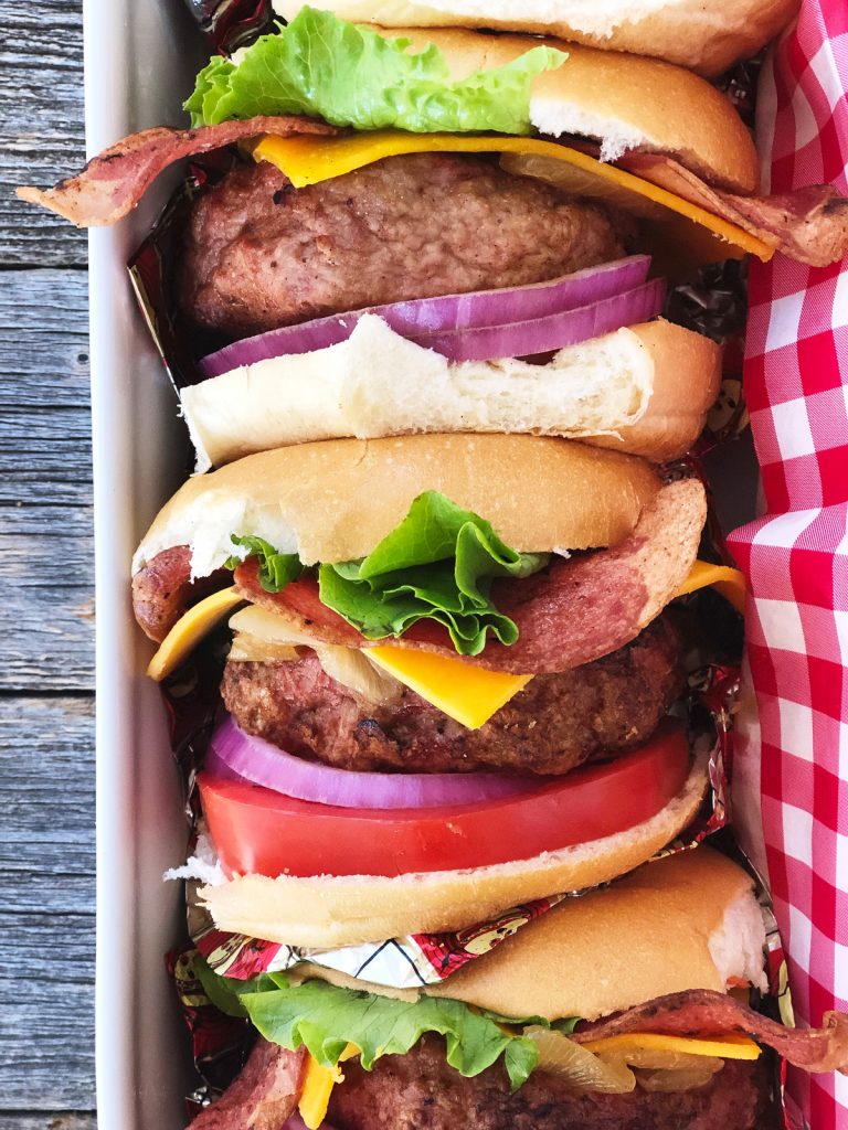 All Dressed Lumberjack Turkey Burgers - A Pretty Life In The Suburbs