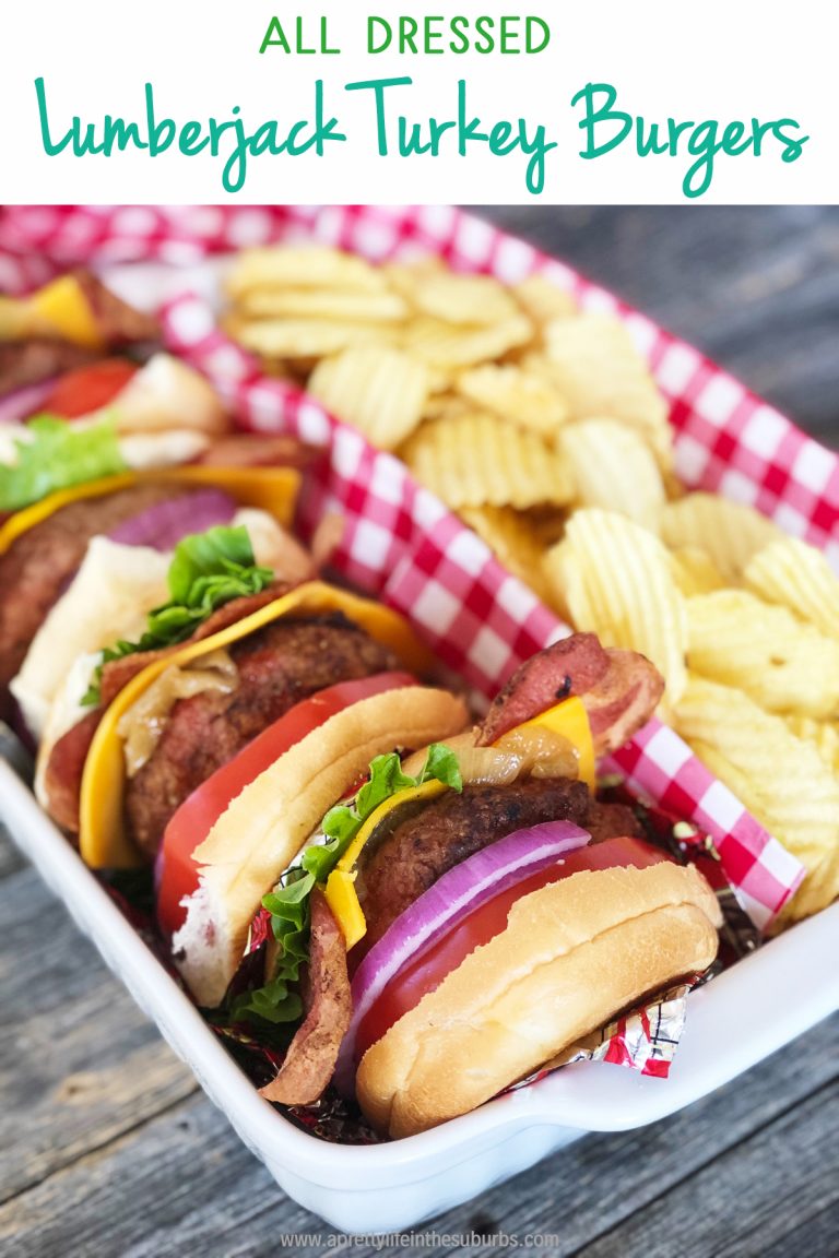 All Dressed Lumberjack Turkey Burgers - A Pretty Life In The Suburbs