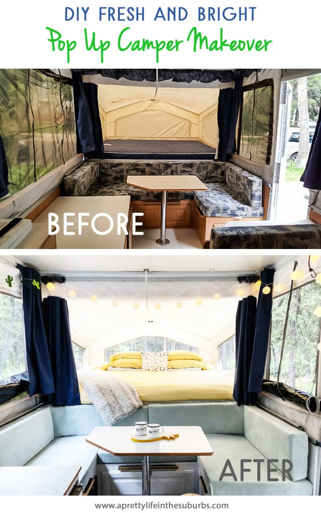 Our DIY Pop Up Camper Makeover: The Reveal! - A Pretty Life In The Suburbs