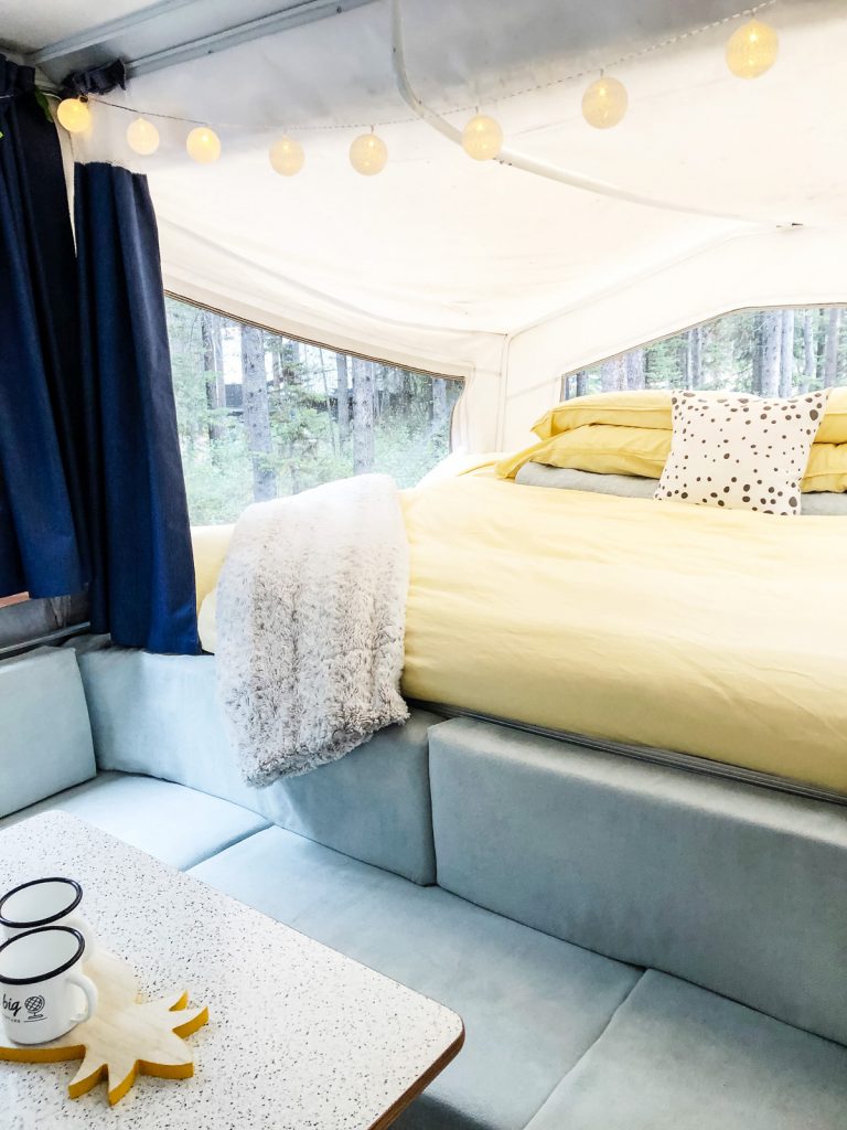 Our DIY Pop Up Camper Makeover: The Reveal! - A Pretty Life In The Suburbs