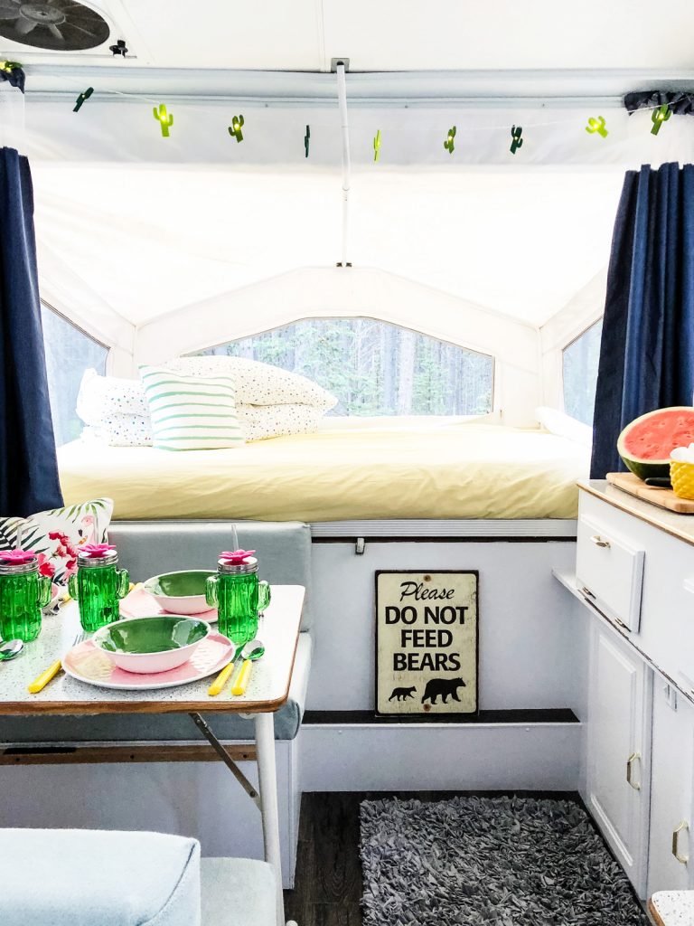 Our DIY Pop Up Camper Makeover: The Reveal! - A Pretty Life In The Suburbs