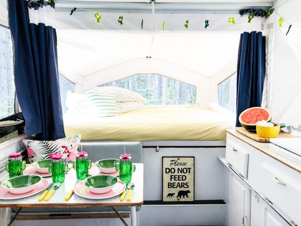Our DIY Pop Up Camper Makeover: The Reveal! - A Pretty Life In The Suburbs