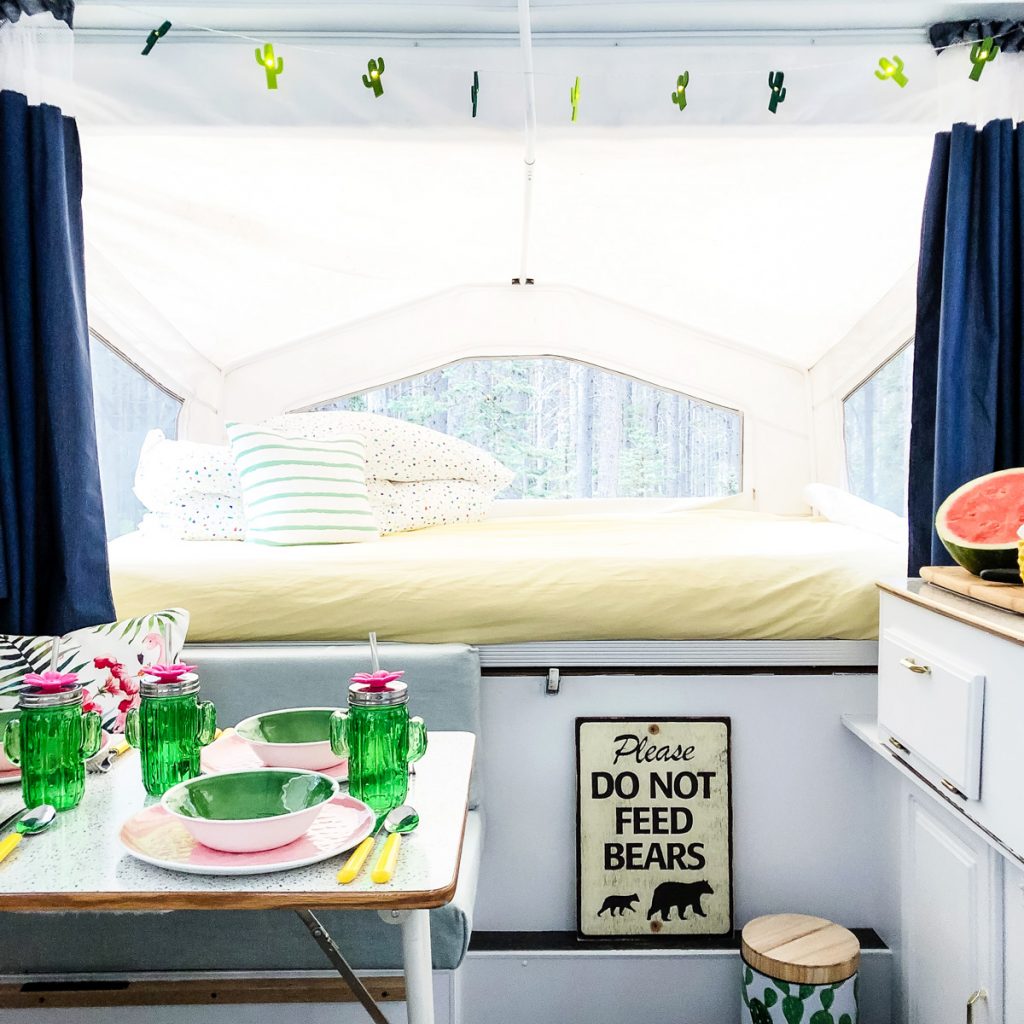 Our DIY Pop Up Camper Makeover: The Reveal! - A Pretty Life In The Suburbs