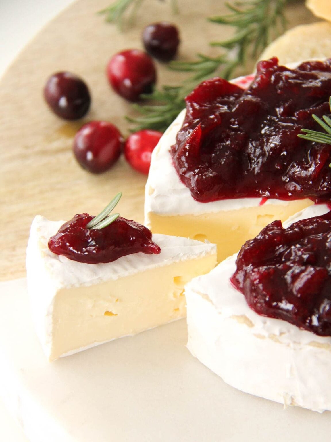 Brie Appetizer with Cranberry Balsamic Chutney - A Pretty Life In The ...