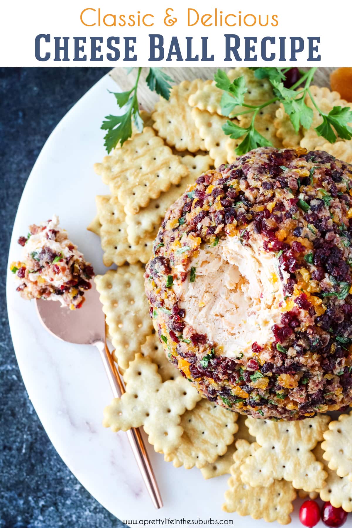 Classic Cheese Ball Recipe - A Pretty Life In The Suburbs