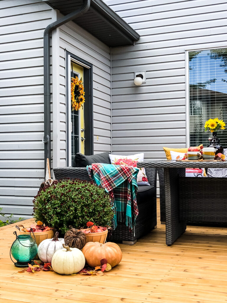 Our Cozy Fall Patio - A Pretty Life In The Suburbs