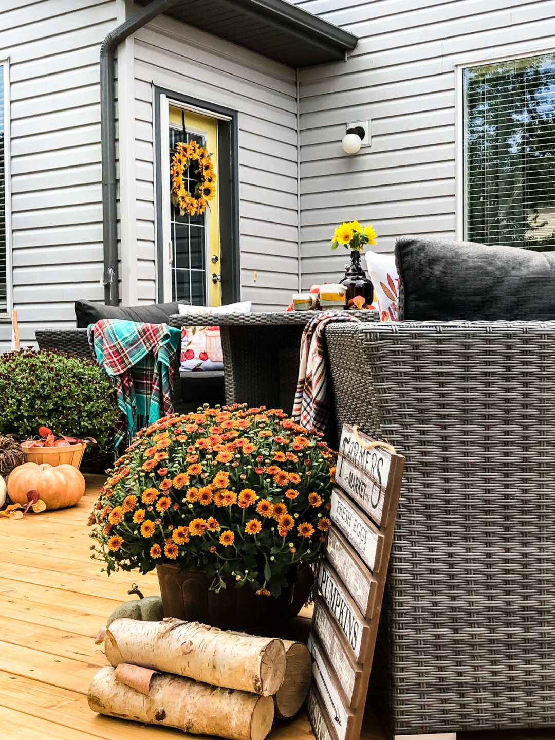 Our Cozy Fall Patio - A Pretty Life In The Suburbs