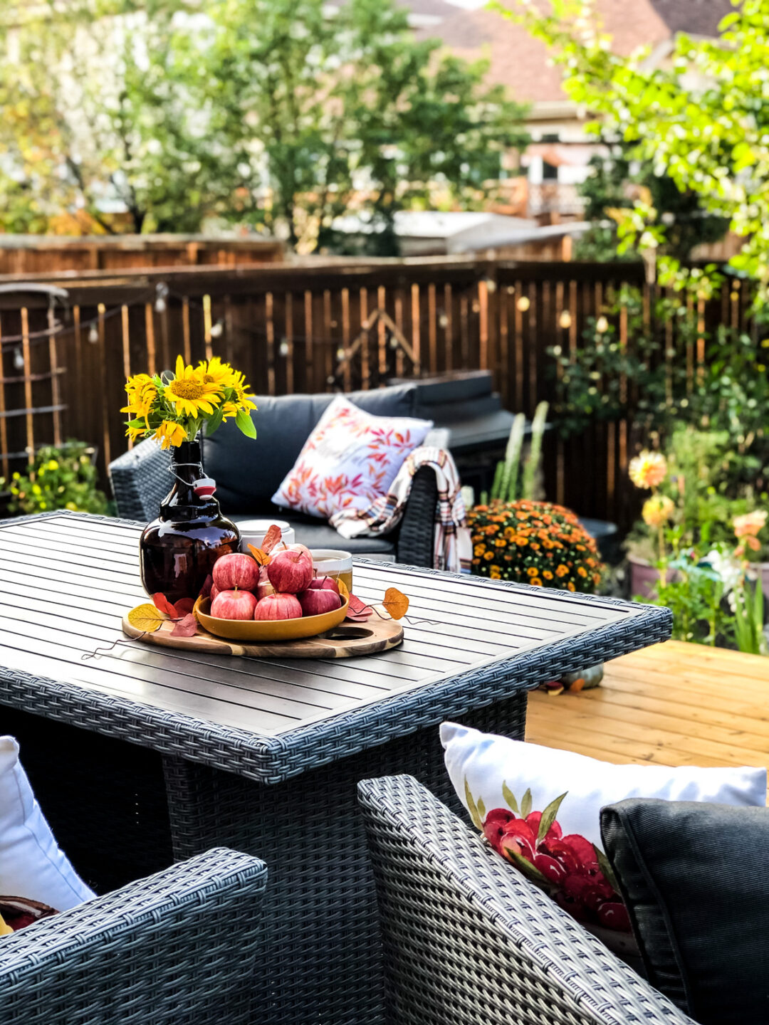 Our Cozy Fall Patio - A Pretty Life In The Suburbs