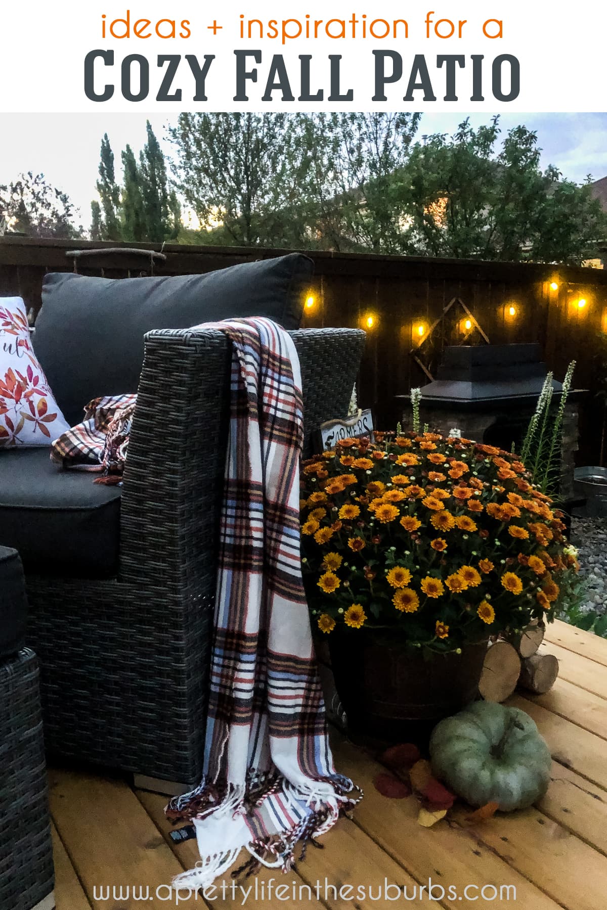 Our Cozy Fall Patio - A Pretty Life In The Suburbs