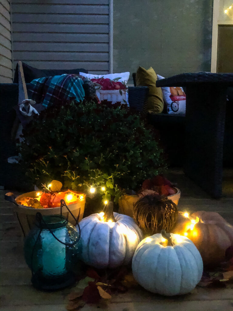 Our Cozy Fall Patio - A Pretty Life In The Suburbs