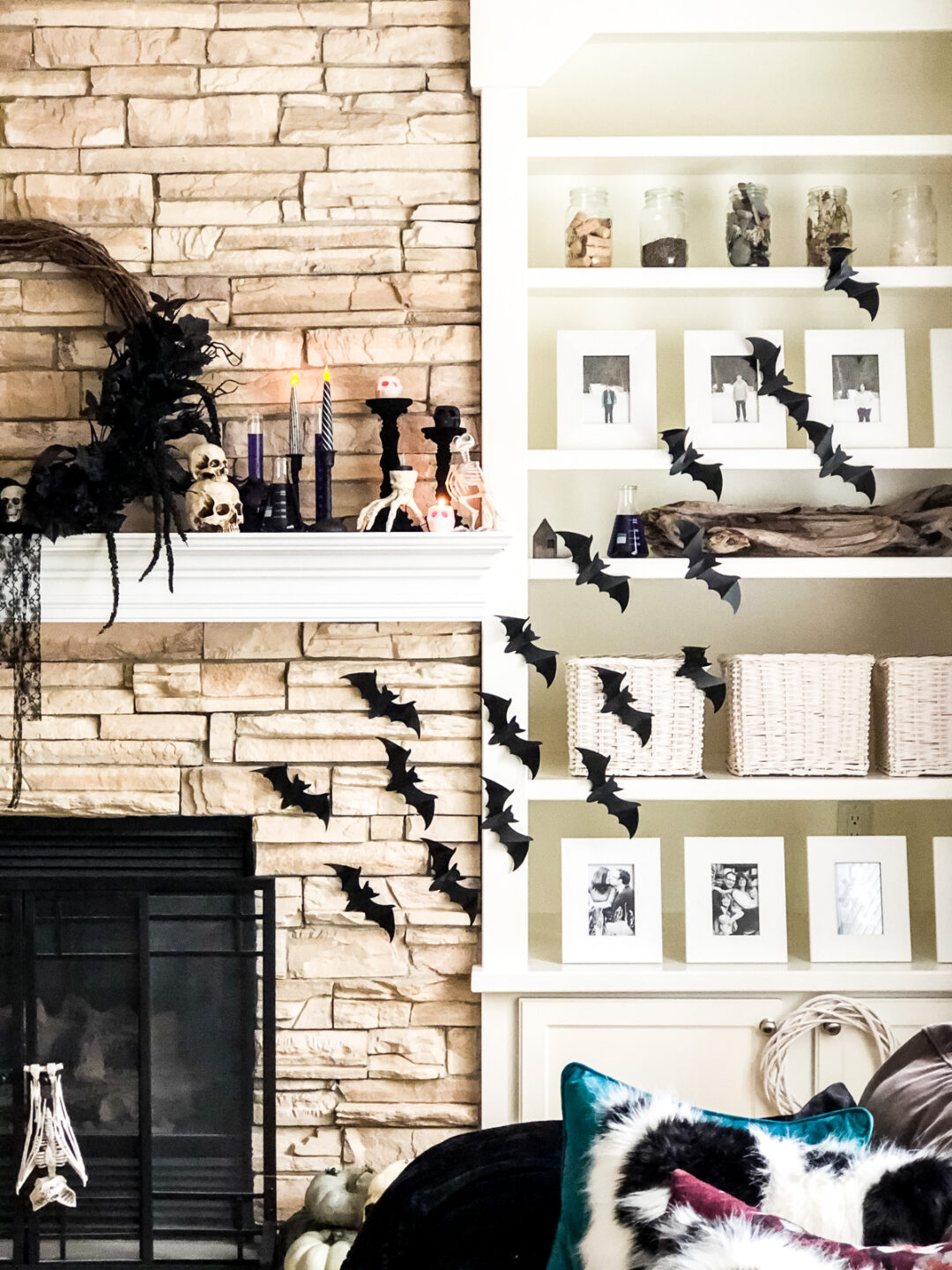 Spooky Dollar Store Halloween Decorating Ideas - A Pretty Life In The ...