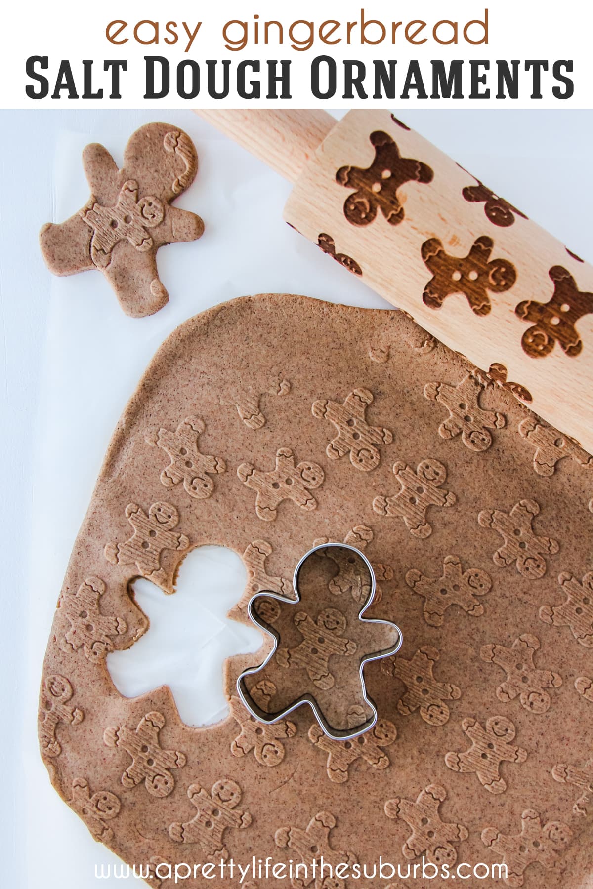 Gingerbread Salt Dough Ornaments - A Pretty Life In The Suburbs