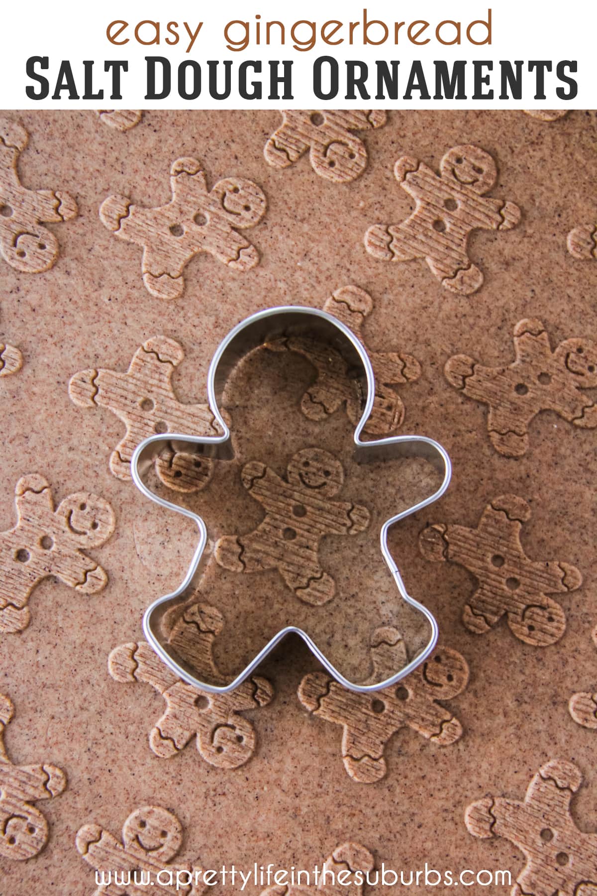 Gingerbread Salt Dough Ornaments - A Pretty Life In The Suburbs