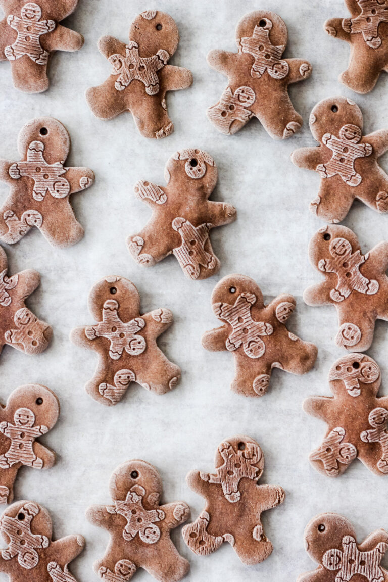 Gingerbread Salt Dough Ornaments - A Pretty Life In The Suburbs