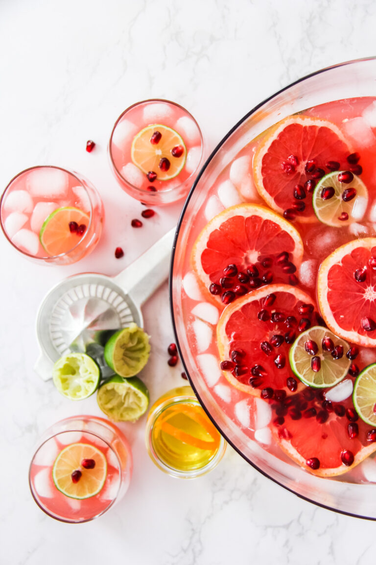 Ruby Red Grapefruit Punch - A Pretty Life In The Suburbs
