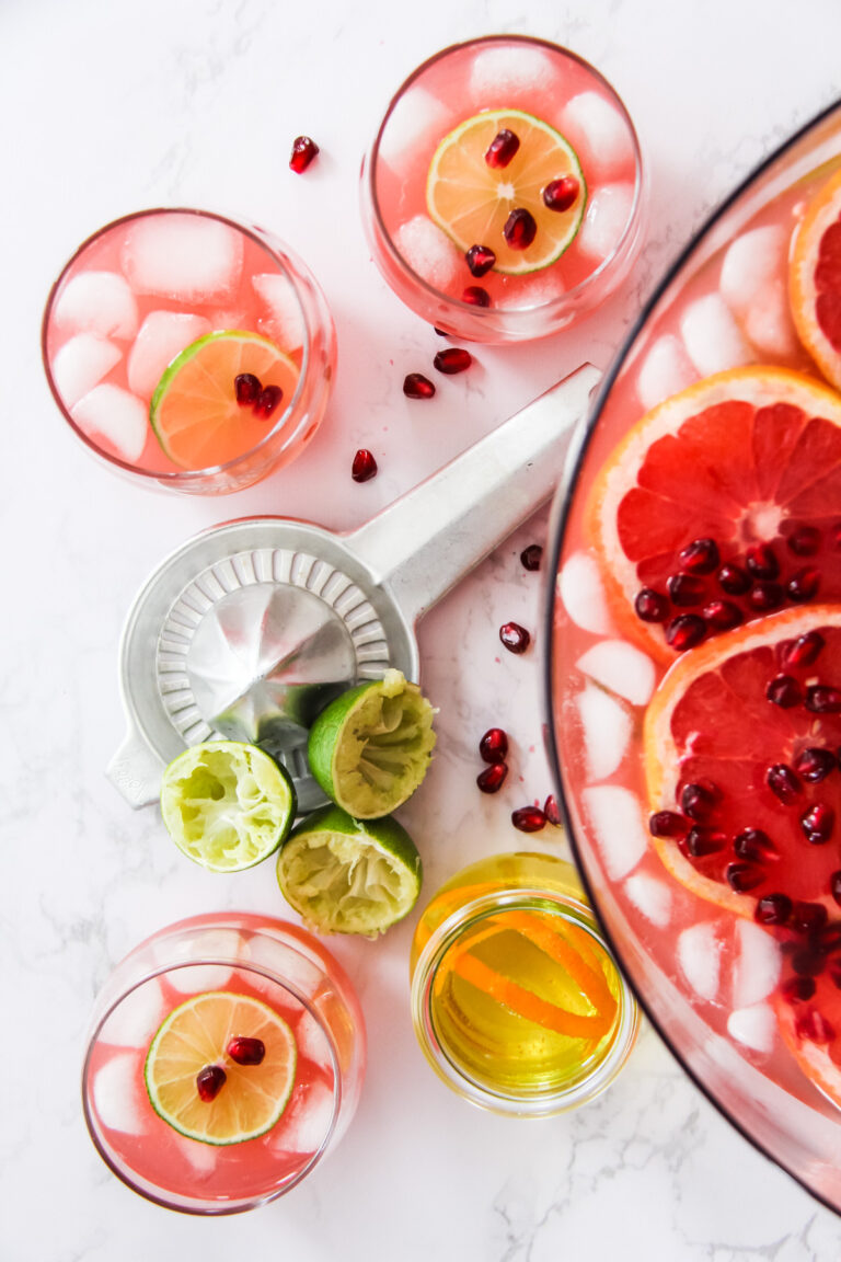 Ruby Red Grapefruit Punch - A Pretty Life In The Suburbs