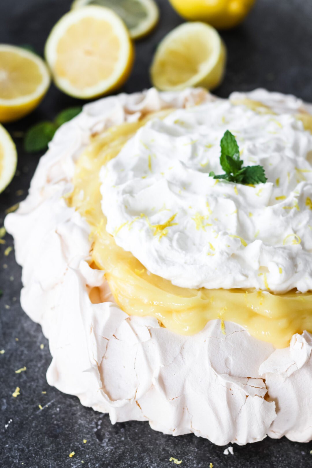 Lemon Meringue Pavlova - A Pretty Life In The Suburbs