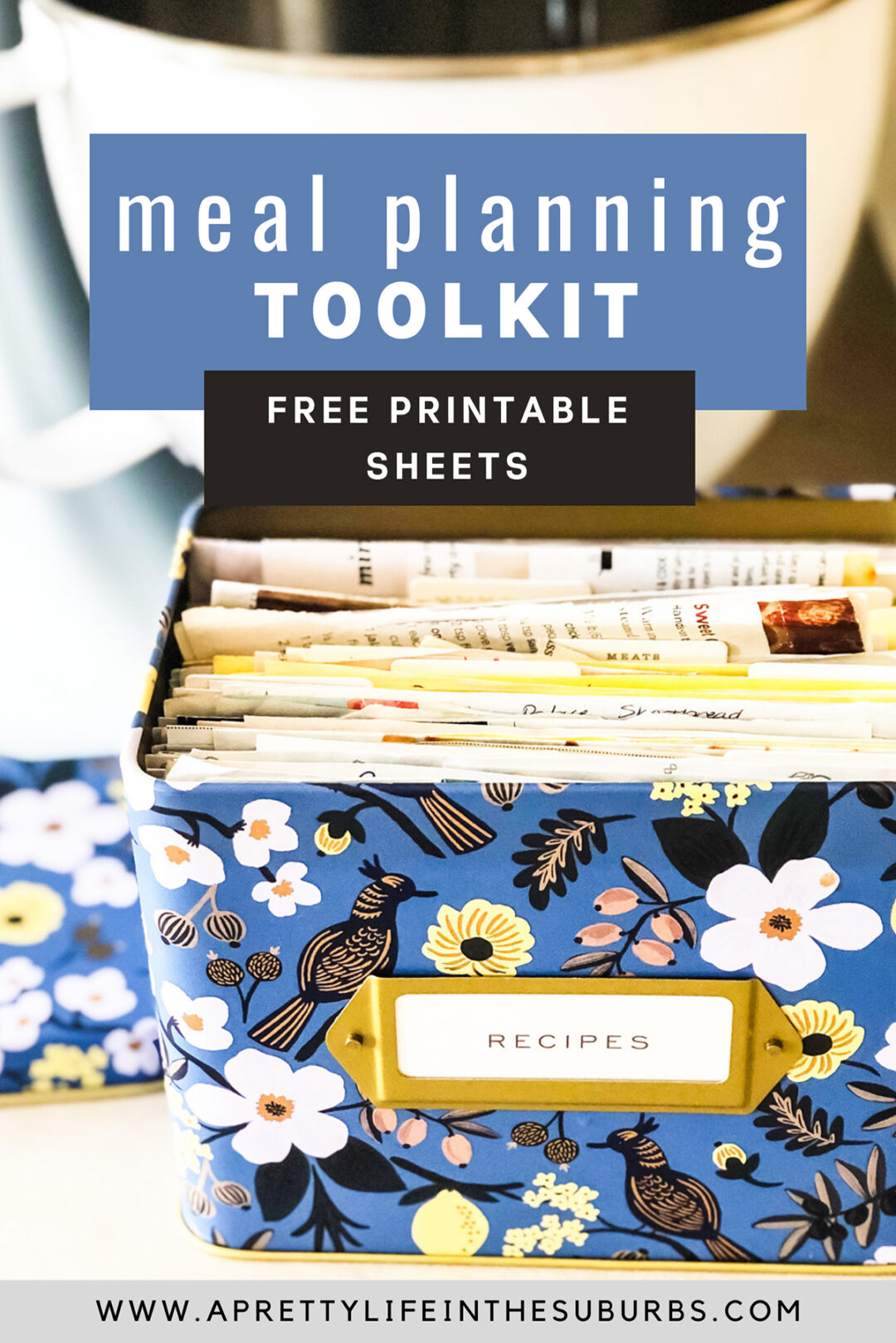 Free Meal Planning Printables - A Pretty Life In The Suburbs