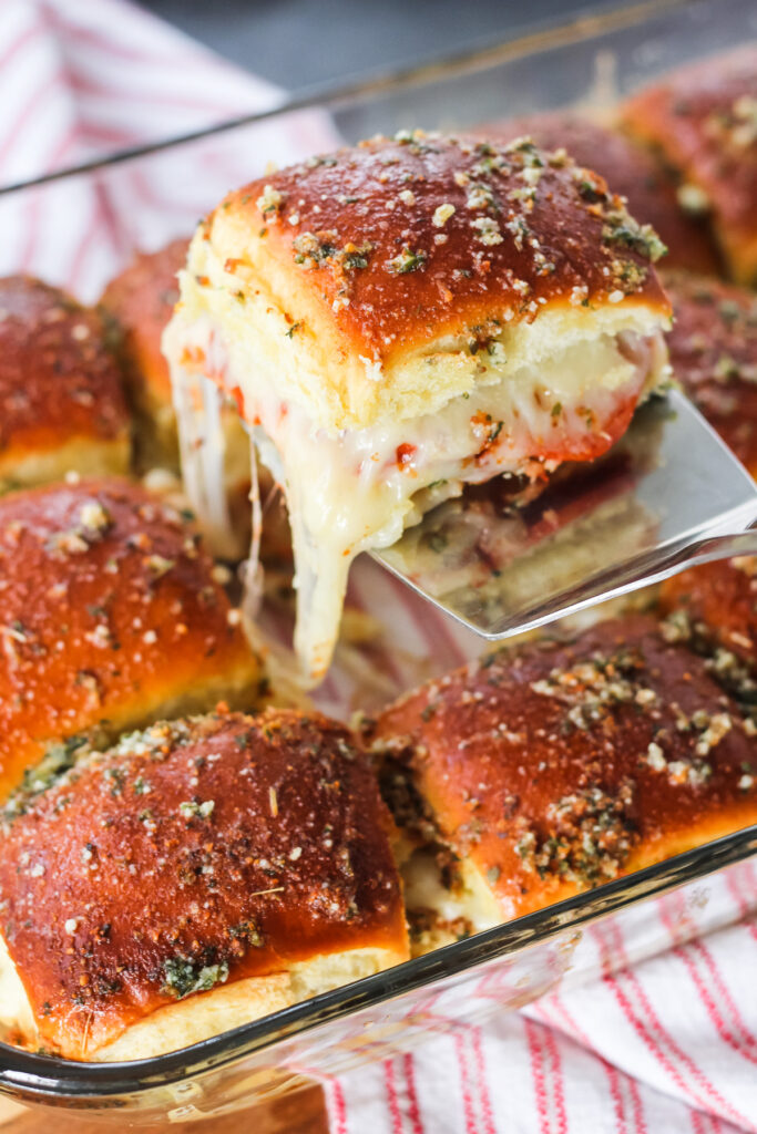 Easy Pepperoni Pizza Sliders - A Pretty Life In The Suburbs