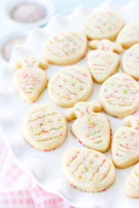 Easter Shortbread Cut Out Cookies - A Pretty Life In The Suburbs