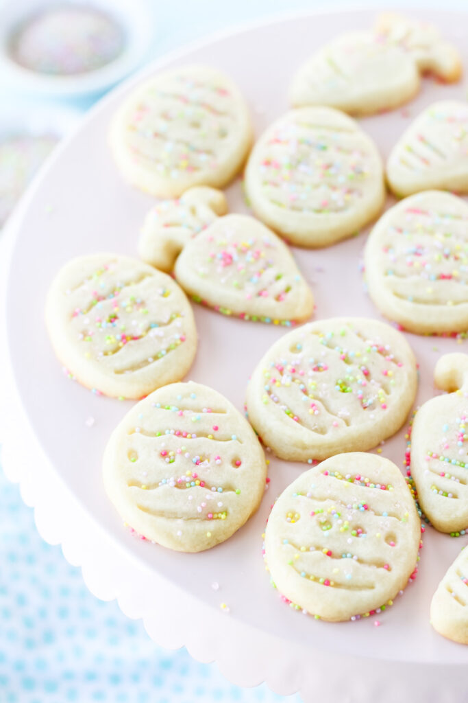 Easter Shortbread Cut Out Cookies - A Pretty Life In The Suburbs