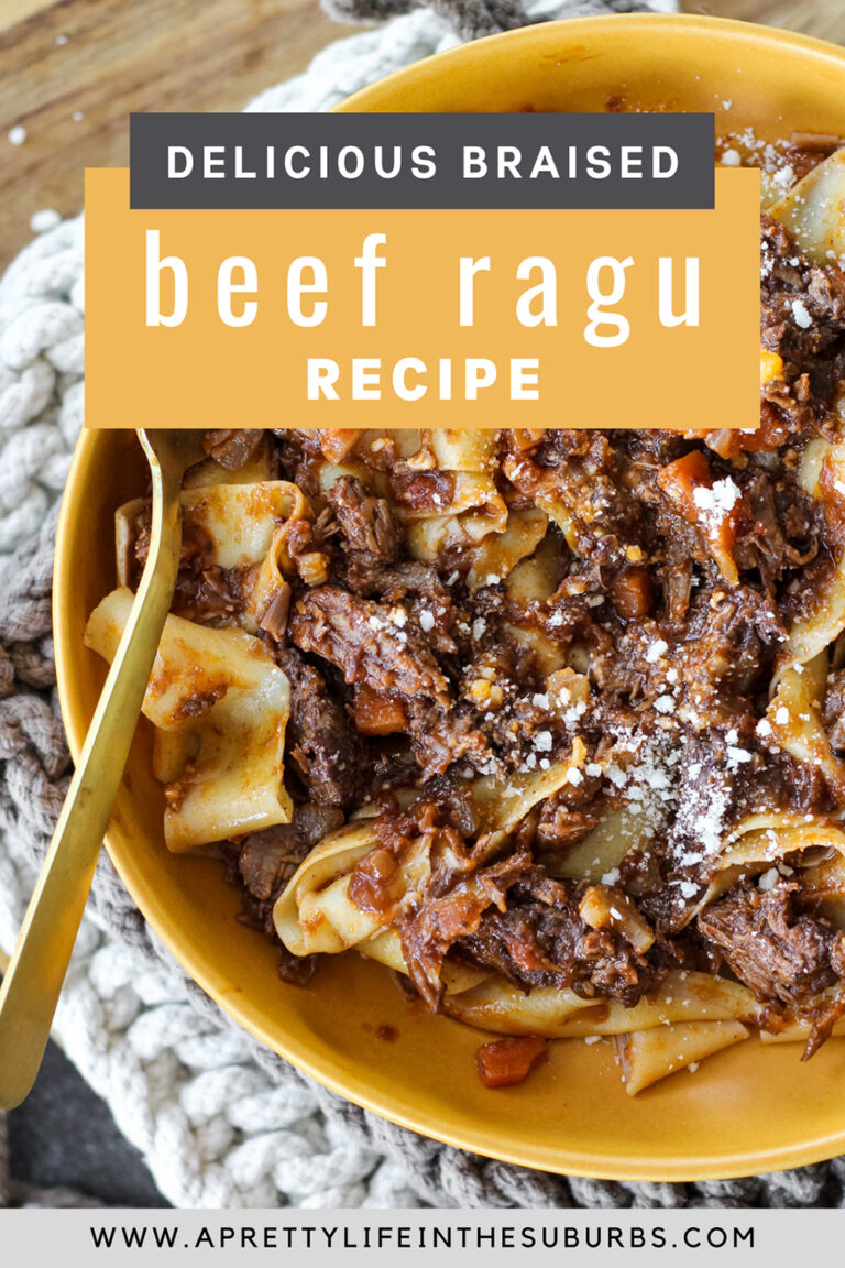 Braised Beef Ragu - A Pretty Life In The Suburbs