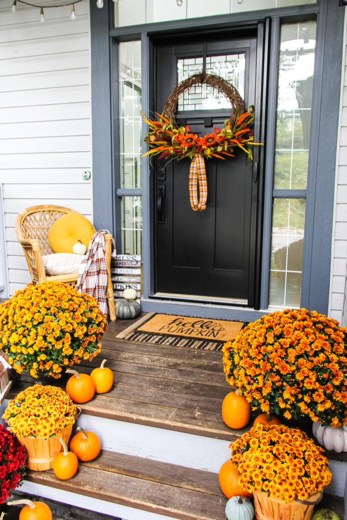 A Cozy Fall Porch - A Pretty Life In The Suburbs